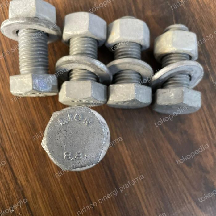 Jual Bolt Nut Washer M16 x 40 8.8 FD HDG - Jakarta Timur - nidaco ...