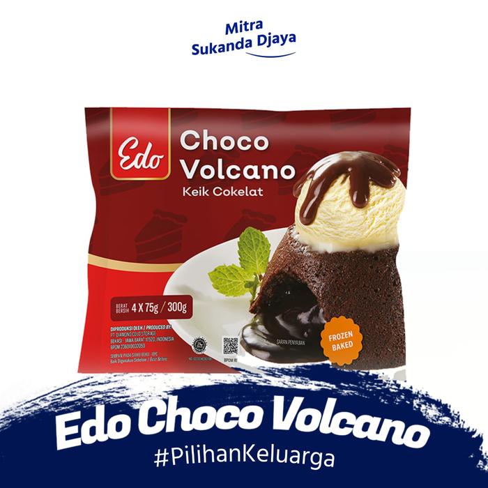 Jual Edo Choco Volcano Molten Lava Cake / Kue Coklat Lumer - Jakarta ...