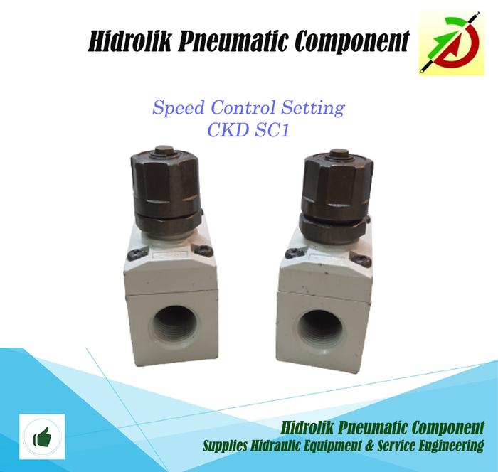 Jual SPEED CONTROL CKD SC1 10 / FLOW CONTROL PNEUMATIC MERK CKD 3/8 ...