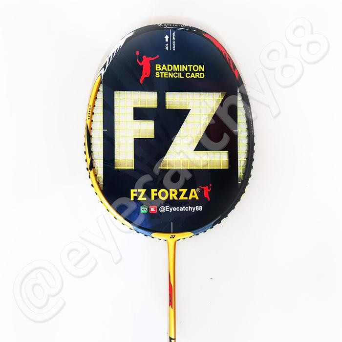 Jual Cetakan / Logo Raket / Stencil Card Badminton - CUSTOM LOGO + 1 ...