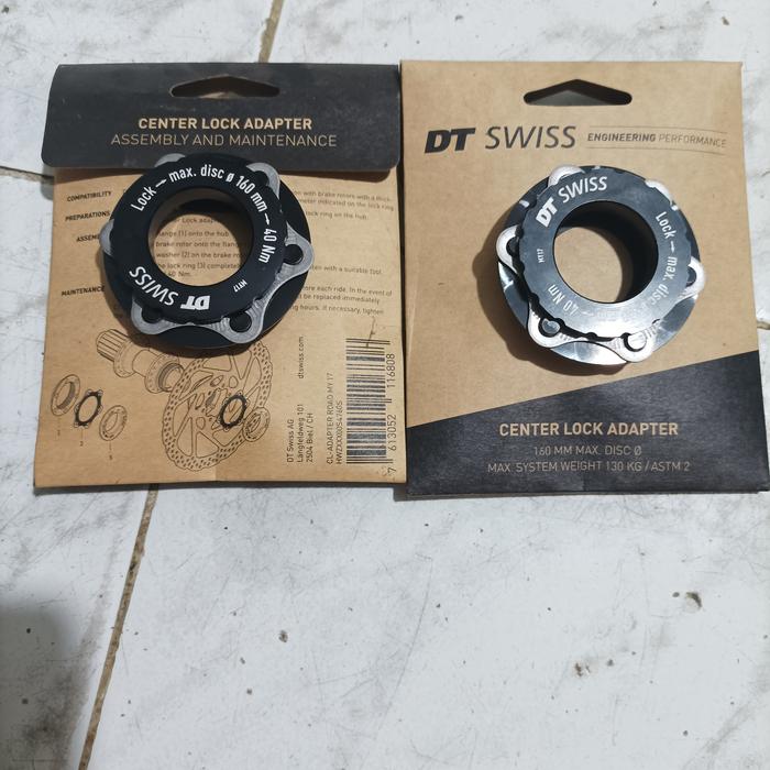 Jual DT SWISS Adaptor 6 bolt Rotor to center lock with Thru Axle TA ...
