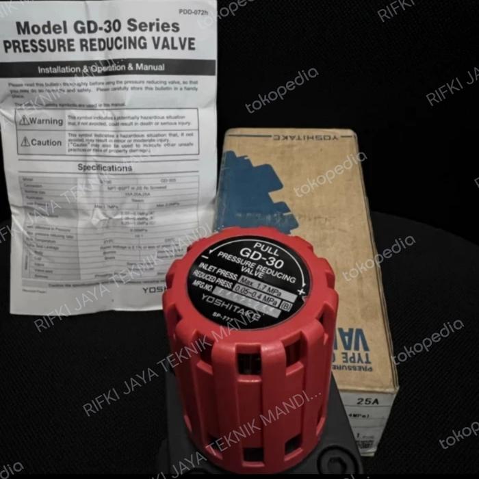 Jual PRV PRESSURE REDUCING VALVE YOSHITAKE 1inch GD-30 DN25 - Jakarta ...