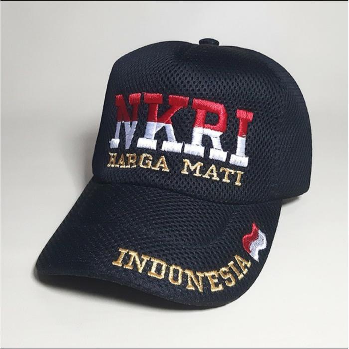 Jual Topi Jaring Double Mask Busa Logo Bordir NKRI Harga Mati - Jakarta ...
