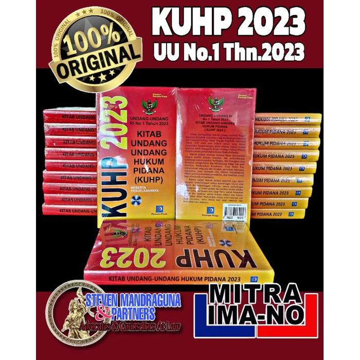 Jual Buku KUHP 2023 || Undang-Undang RI NO 1 th 2023 Beserta Penjelasannya - Kota Surabaya ...