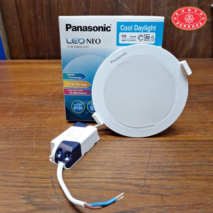 Jual PANASONIC Downlight LED NEO Slim IB 9W 3000K, 6500K - Kota ...
