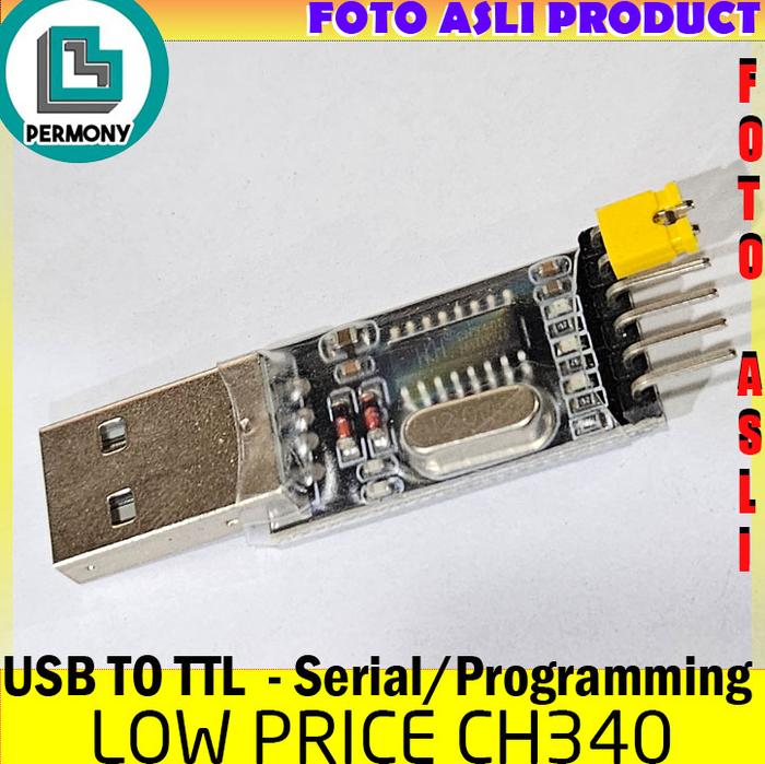 Jual USB to TTL CH340 Module adapter programing downloader ...