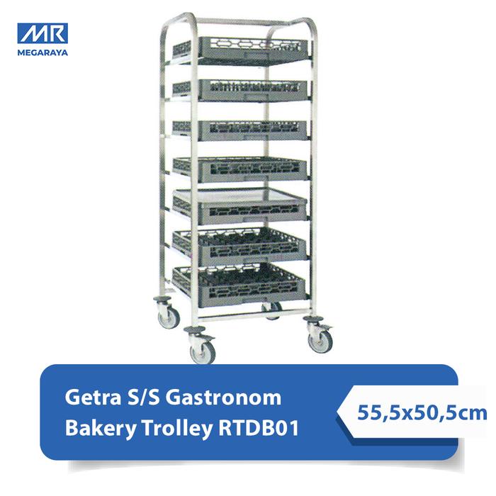 Jual Getra S/S Gastronom Bakery Trolley / Troli Roti & Keranjang RTDB01 ...