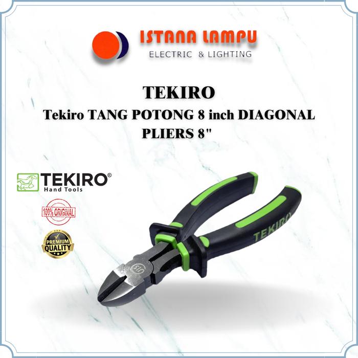 Jual Tekiro TANG POTONG 8 inch TEKIRO DIAGONAL PLIERS 8" - Kota ...