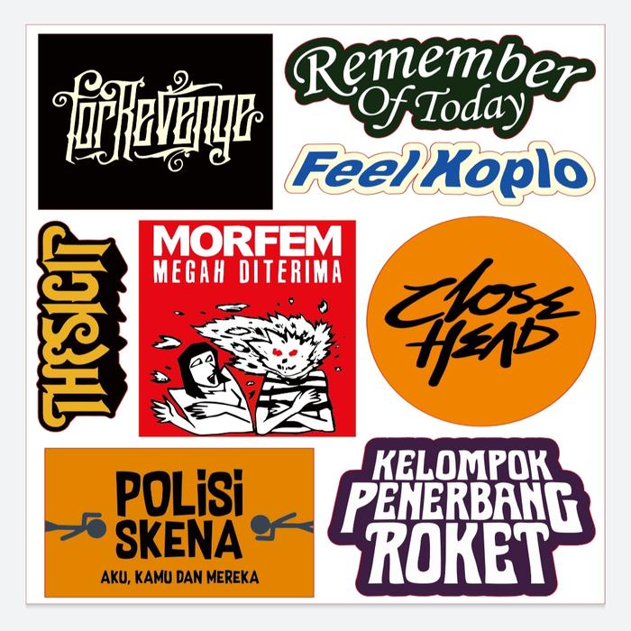 Jual Stiker Pack Band Indie For Revenge Morfem Skena Musik - Kab. Bogor ...