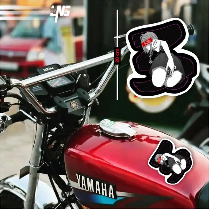 Jual Sticker TankPad WAIFU Universal Stiker Tanki Motor 7 - Kab. Klaten ...