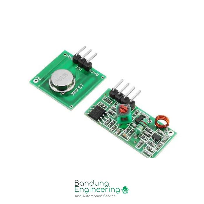 Jual 433MHZ RF WIRELESS TRANSMITTER & RECEIVER PAIR MODULE - Kab ...