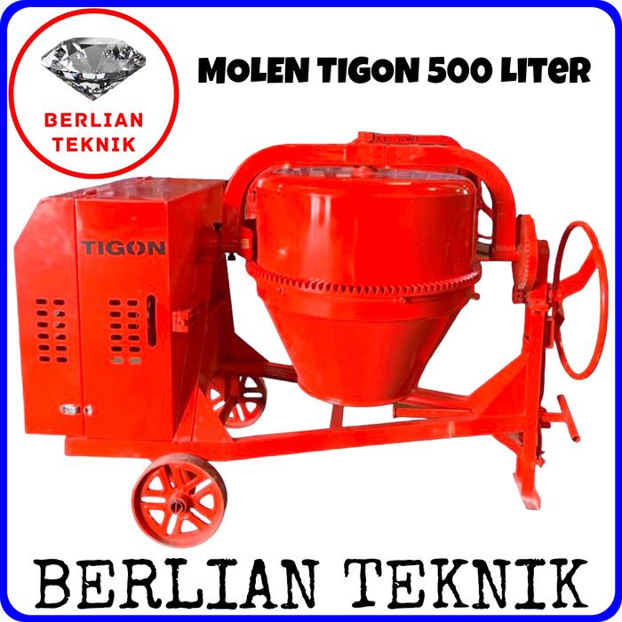 Jual Beton Molen Concrete Mixer Semen TIGON 500 Liter - Jakarta Barat - BERLIAN TEKNIK JKT ...