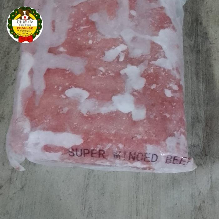 Jual Dog Raw Food BEEF PREMIUM NO TULANG beku makanan anjing dan kucing ...