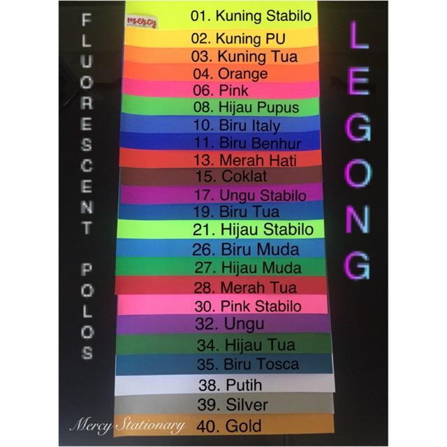 Jual Kertas Asturo Fluorescent Paper Pink Stabilo 40x60 CM - Merah ...