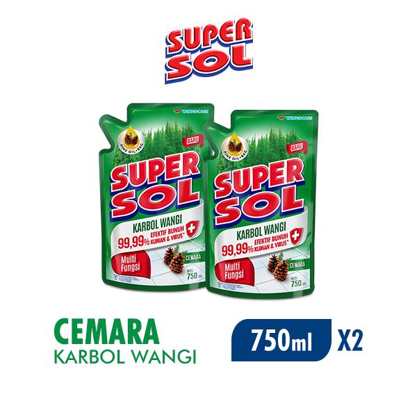 Promo Supersol Karbol Wangi Cemara 750 ml x 2 pcs - Kab. Bekasi - Wings ...