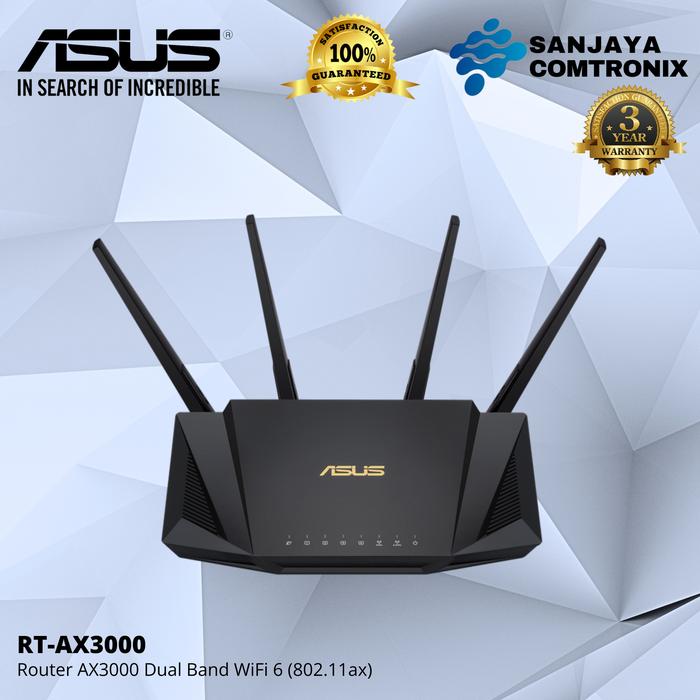 Jual ASUS RT-AX3000 Router AX3000 Dual Band WiFi 6 - Jakarta Pusat ...