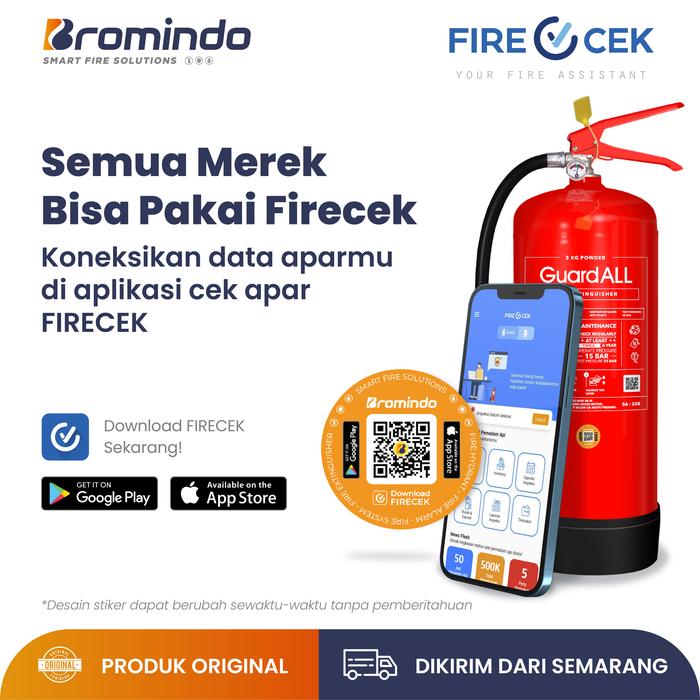 Jual Stiker QR Aplikasi Firecek - Cek Data APAR Pakai Smartphone - Kota Semarang - Bromindo ...