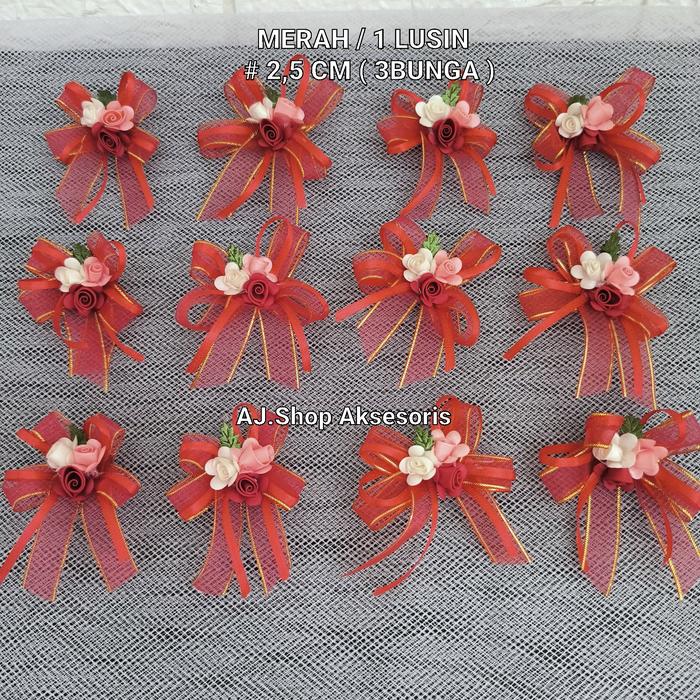 Jual BUNGA PITA PANITIA, BUNGA BROS/PIN KECIL, BUNGA AKSESORIS ISI 1 ...