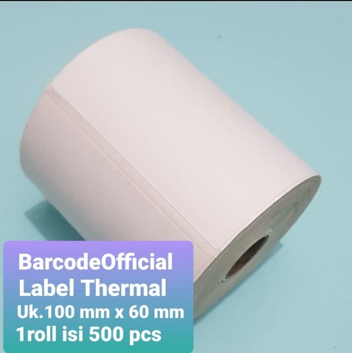 Jual LABEL THERMAL 100 X 60 MM STICKER LABEL ISI 1000 Pcs - Jakarta ...