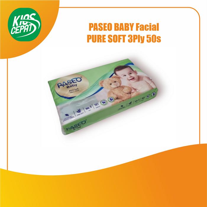 Promo Tissue PASEO BABY Facial Pure Soft 3Ply 50s (SUPER LEMBUT ...