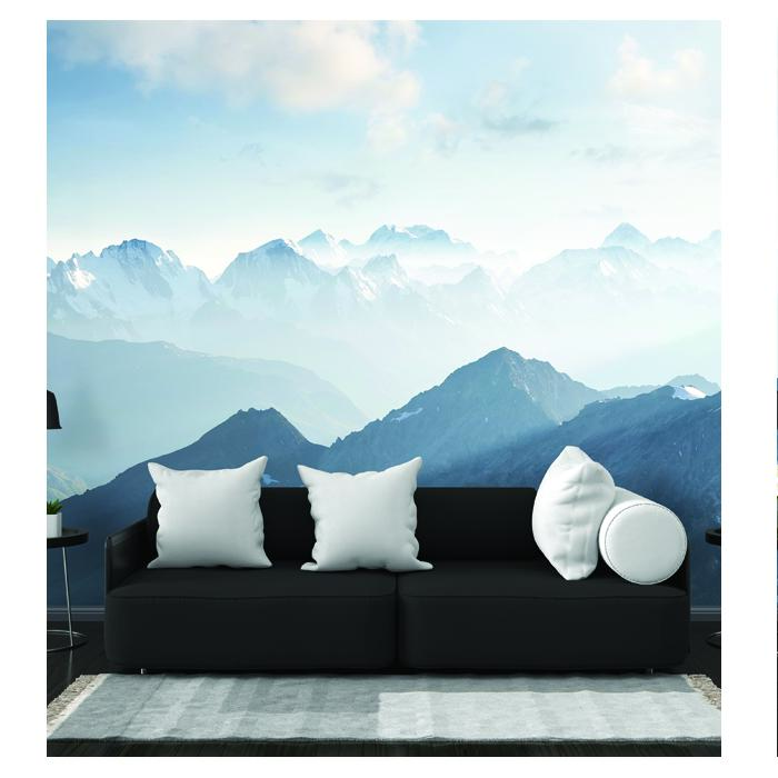 Jual Mitsustore Wallpaper Mural Puncak Gunung Bahan Wallpaper PREMIUM ...