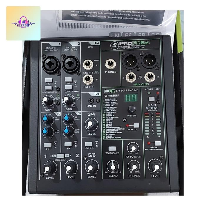 Jual Mixer Mackie Pro Fx6 v3 Original - Jakarta Barat - Merdu Audio ...
