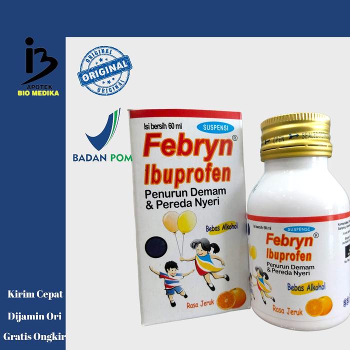Jual febryn ibu profen sirup 60 ml - Kab. Bandung - Apotek Bio Medika ...