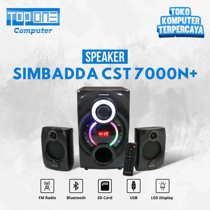 Jual speaker simbadda cst 7000 n+ bluetooth speaker plus microphone ...