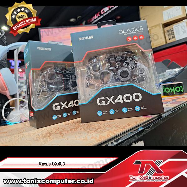 Promo Rexus GX400 / GX-400 Multiplatform Gamepad Bluetooth Gaming Joystick - Jakarta Pusat ...