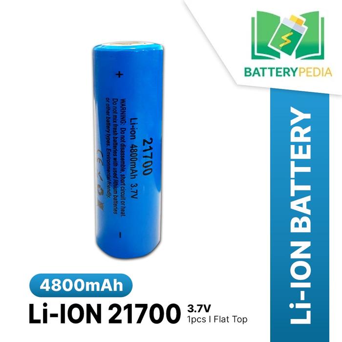 Jual Baterai lithium 21700 4800mah 3.7v Li-Ion battery ORIGINAL - batre ...