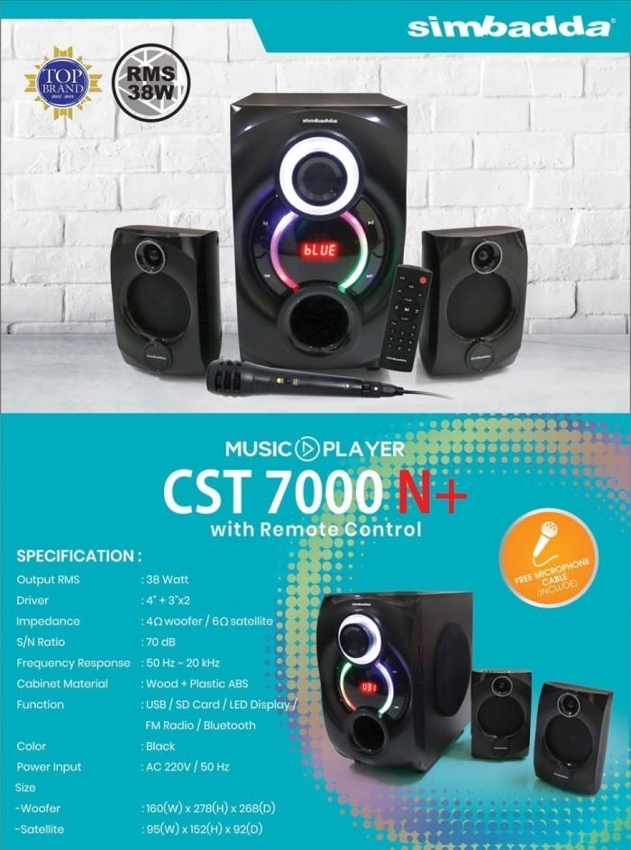 Jual Speaker Simbadda CST-7000N+ Plus CST7000 Plus Bluetooth CST 7000N ...