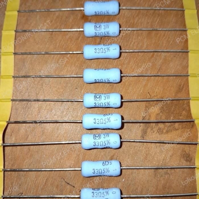 Jual RESISTOR 33 OHM 33R 3wat merek panasonic - Jakarta Barat - PCM ELEKTRONIK PUSAT | Tokopedia