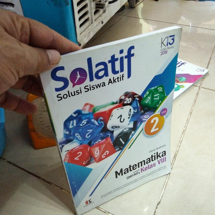 Jual Solatif Matematika SMP/MTS KELAS 8 K13 REVISI 2018 Fitri Andriani ...