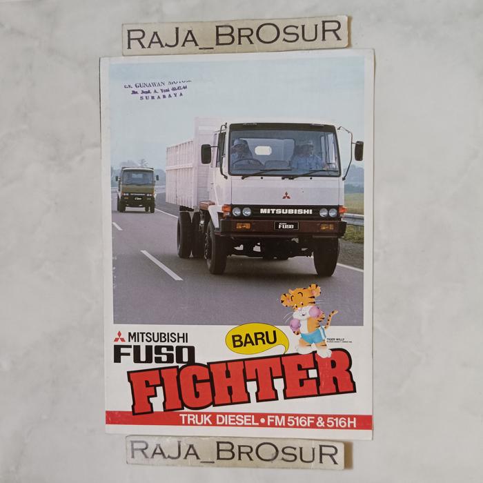Jual Poster brosur katalog Mitsubishi Fuso Fighter FM516 F/FM516 H 1984 - Kab. Langkat ...