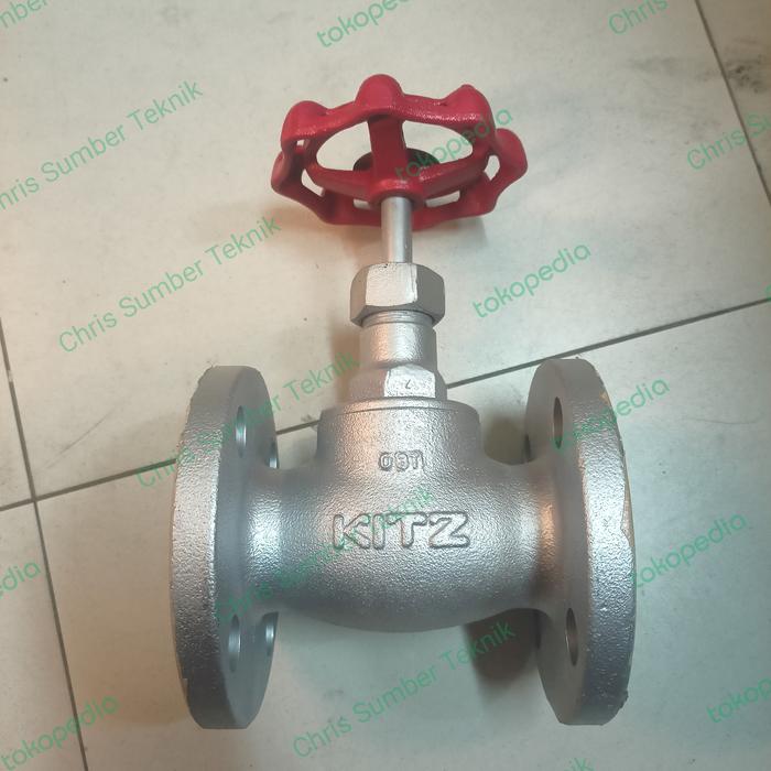 Jual Globe Valve Kitz 3" Inch DN80 JIS 10K Cast Iron - Jakarta Barat - Chris Sumber Teknik ...