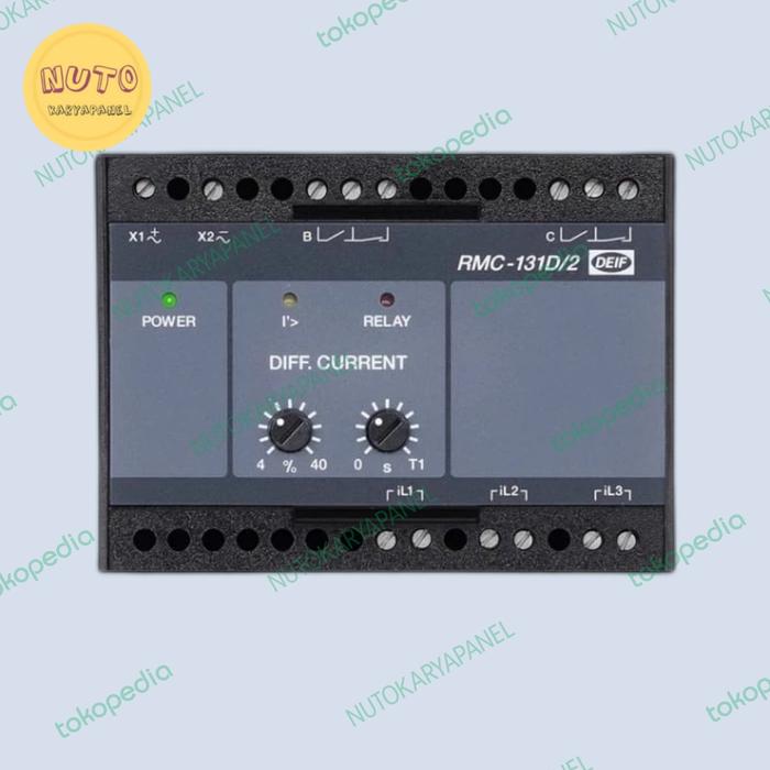 Jual DEIF RMC-131D DIFFERENTIAL CURRENT RELAY .POWER 24VDC 100001356.10 - Kota Bogor ...
