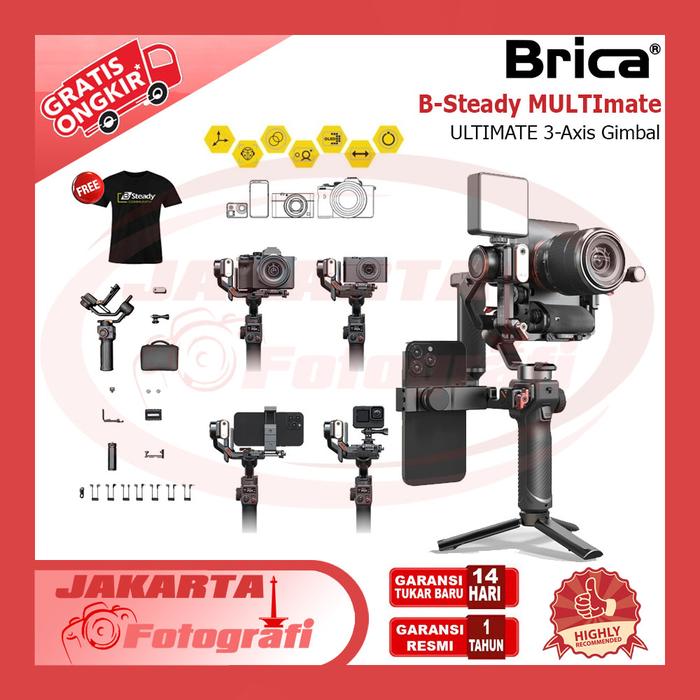 Promo Brica B-Steady MULTImate ULTIMATE 3-Axis Gimbal Cicil 0% 3x - Jakarta Pusat - Jakarta ...