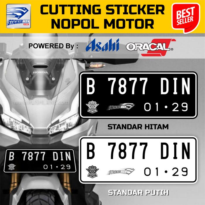 Jual STIKER PLAT NOMOR MOTOR MURAH - Asah Putih - Jakarta Timur ...