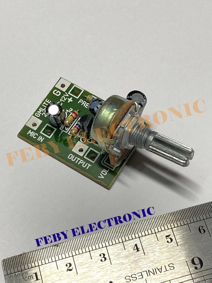 Jual Kit preamp mic 1 transistor Potensio GM LITE | pre amp mic 1 tr ...