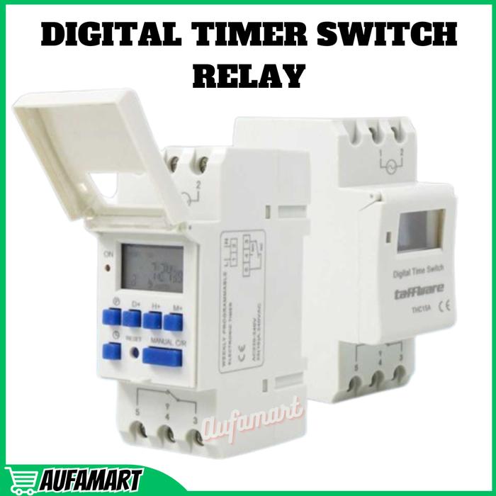 Jual Saklar Listrik Otomatis Mcb Timer Digital 16a 220v Programmable