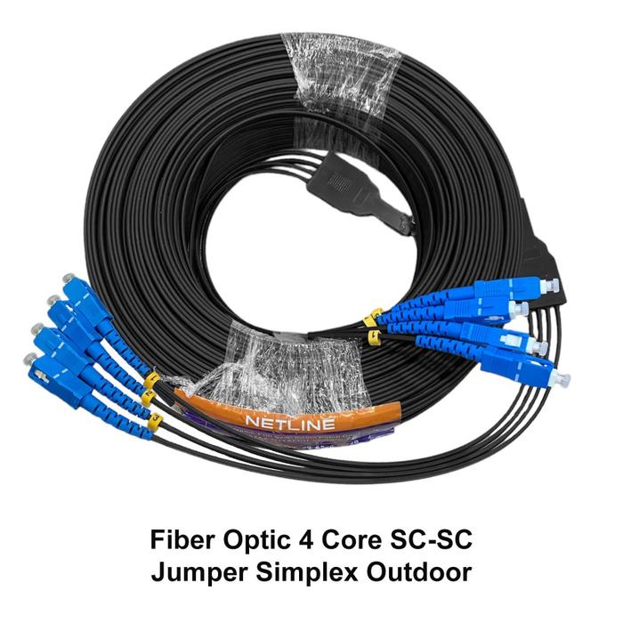 Jual Kabel Precon Fo Fiber Optic 4 Core Sc Upc Outdoor 100m 150m 200m ...