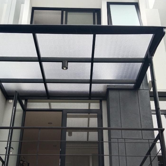 Jual kanopi atap solarflat/solartuff solid embossed, tebal 3mm - Kota ...