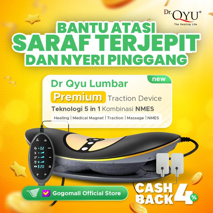 Promo Dr Qyu Lumbar Traction Device Premium Meregangkan Tulang