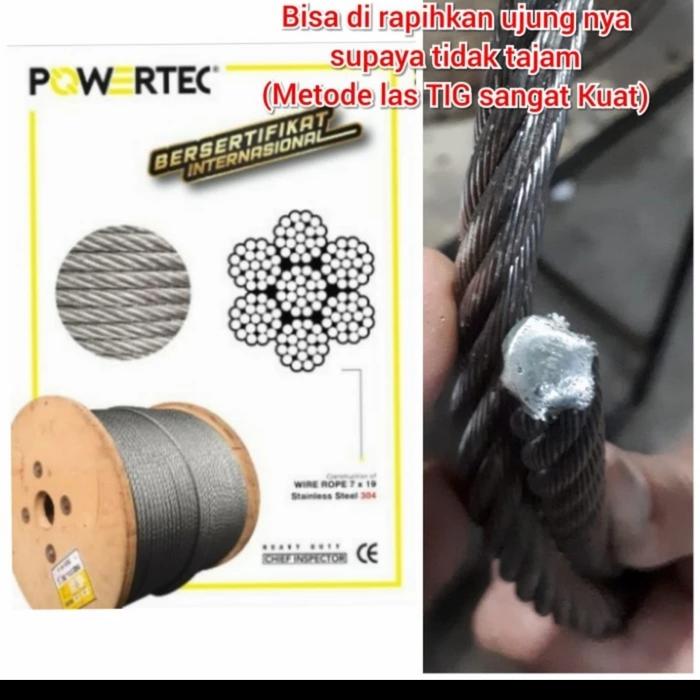 Jual wire rope sling 1,5 mm stainless 304 - Kota Bandung - unipart ...