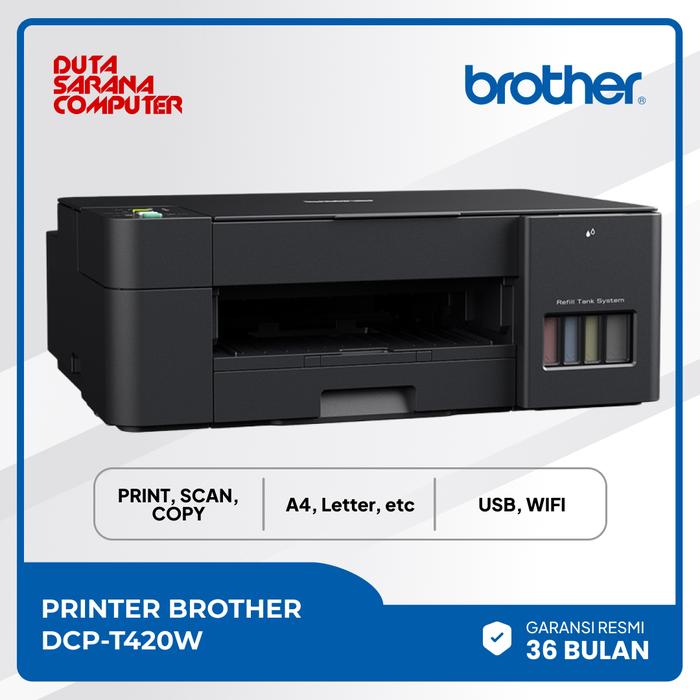 Jual PRINTER BROTHER DCP-T420W T420 Inkjet AIO Wifi Garansi 3 Tahun ...