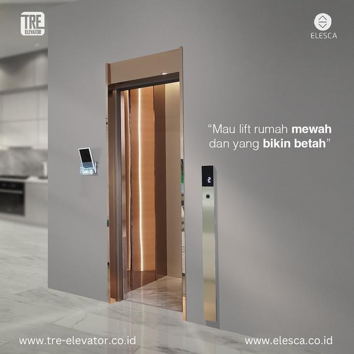 Jual LIFT RUMAH / RUKO / KANTOR ELESCA ELEVATOR TYPE TRACTION - Jakarta ...