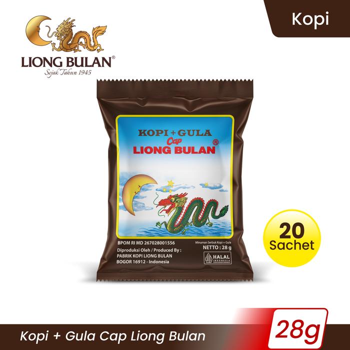 Jual Kopi LIONG BULAN Plus Gula 28 GR (Isi 20 Sachet) - Kab. Bogor ...