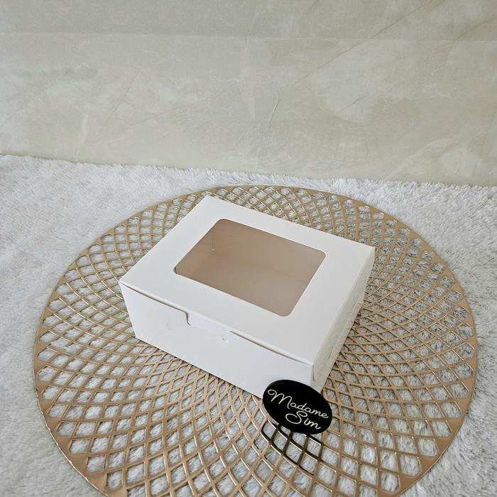 Jual BOX IVORY - SNACK BOX LAMINASI - DUS ROTI - KARDUS 16x12x7 ...