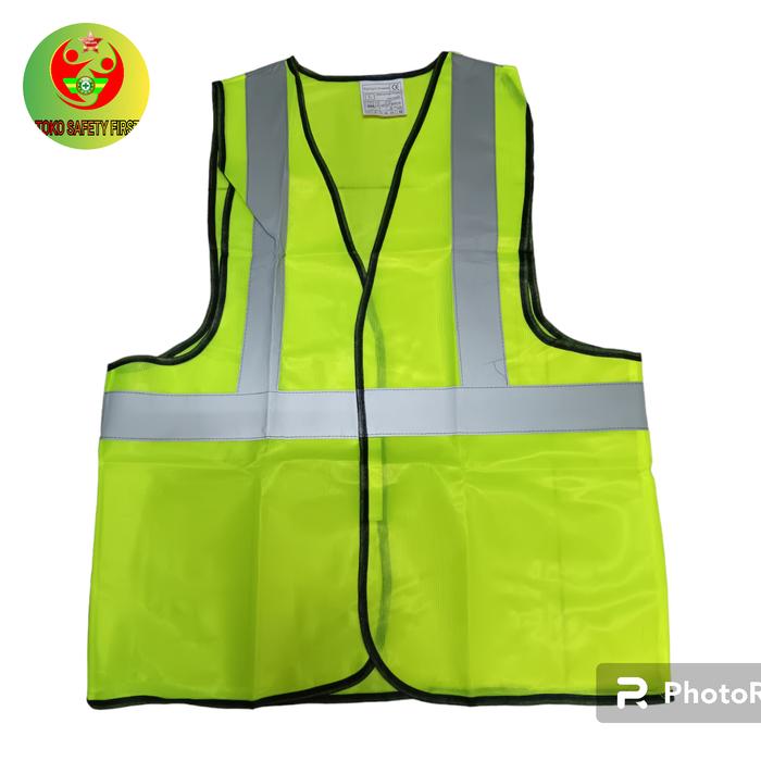 Jual ROMPI SAFETY / SAFETY VEST POLYESTER + SABLON - Jakarta Barat ...