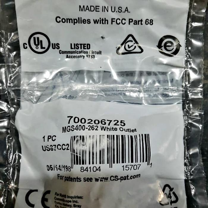 Jual Systimax Modular Jack Cat 6 Outlet Data Cat6 Commscope Systimax ...